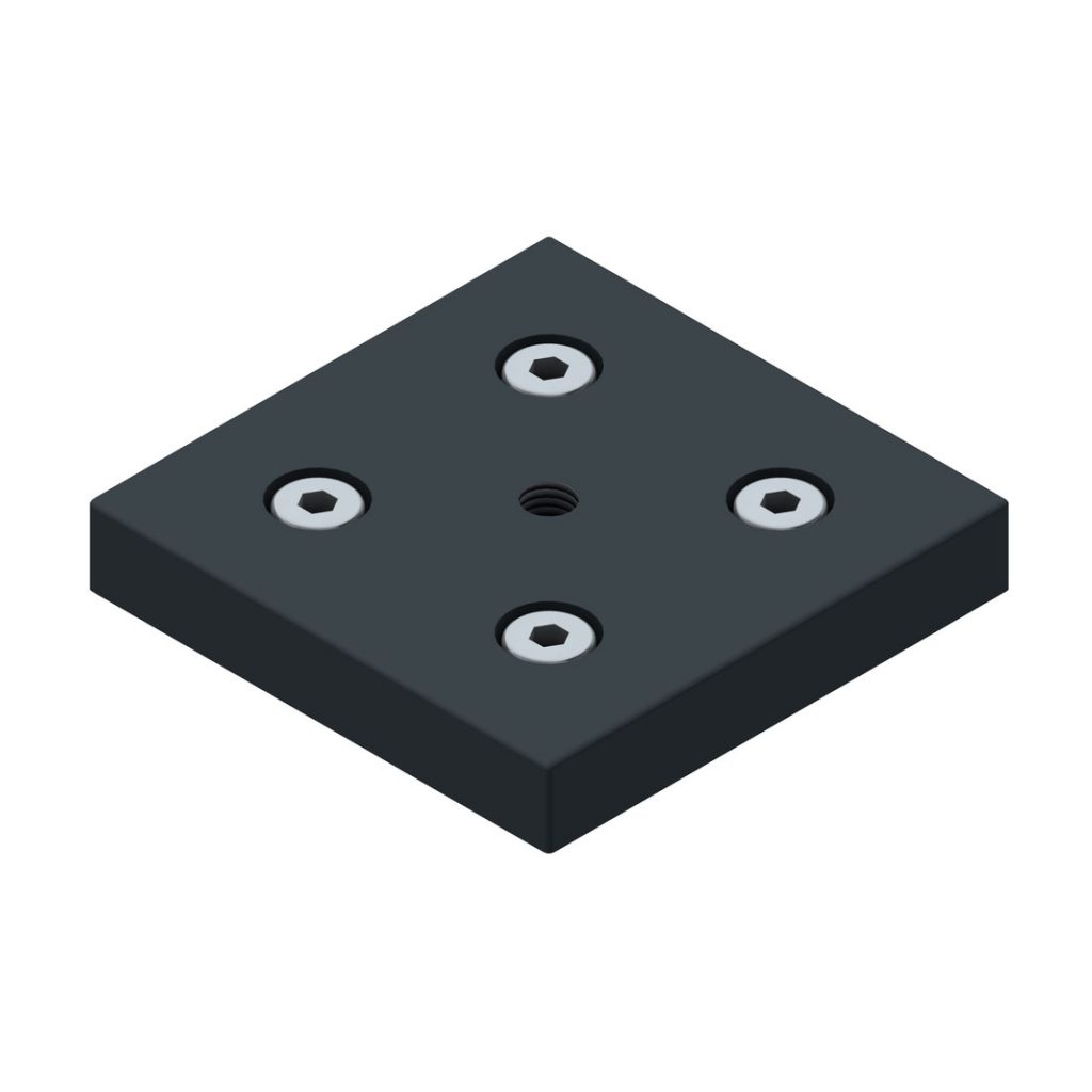 Base Plate 90×90 M10 – MiniTec UK Online Shop