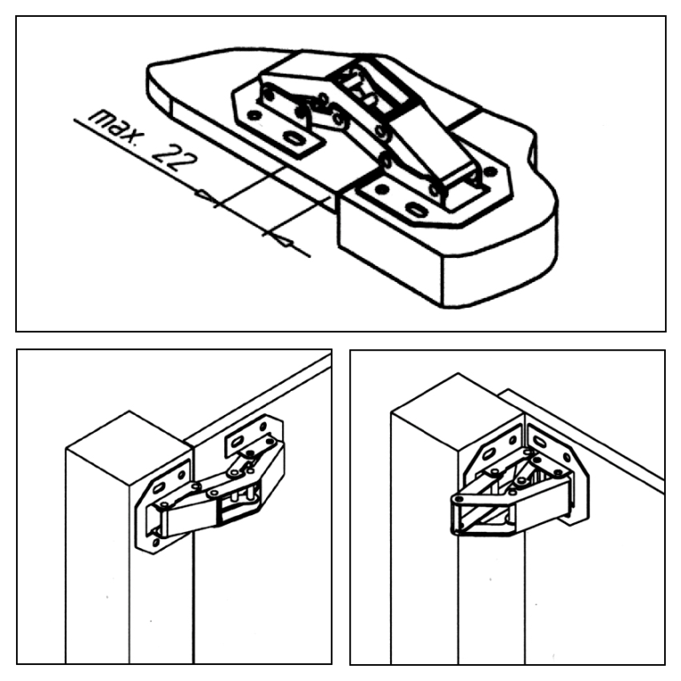 Swing-out Hinge – MiniTec UK Online Shop